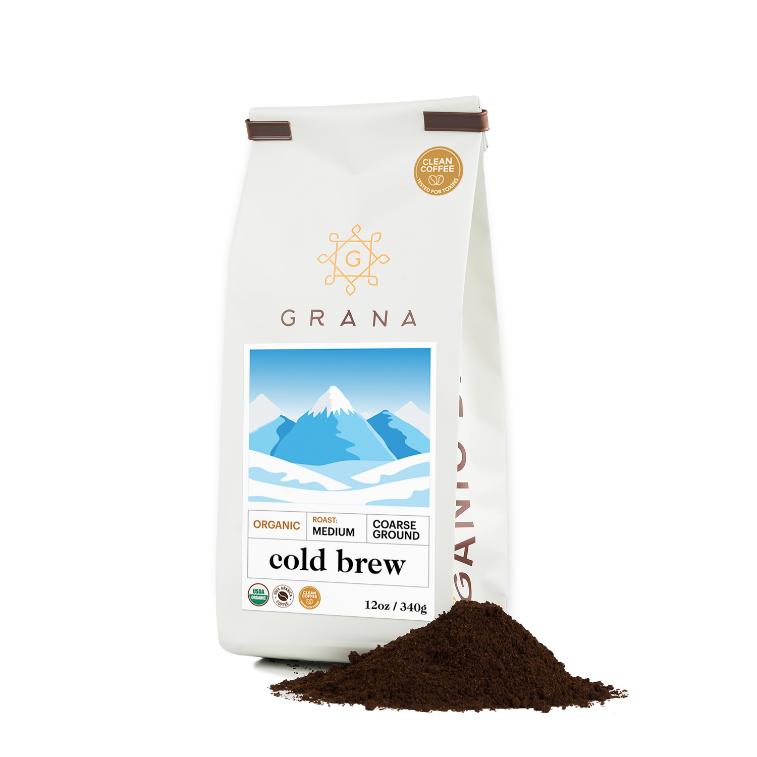 Organic Cold Brew Ground Coffee – GRANA Cafe